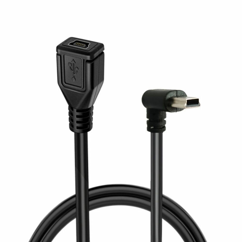 Удлинительный кабель Mini usb от мужчины к женщине для передачи данных удлиненный автомобильный видеорегистратор-тип верхнего изгиба