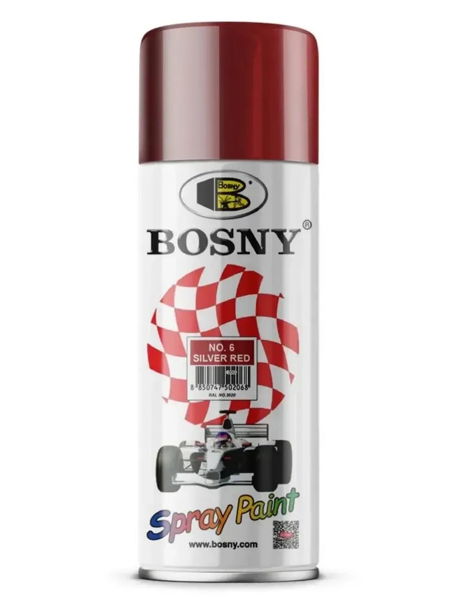 Краска акриловая №6 Красный 520мл RAL 2002