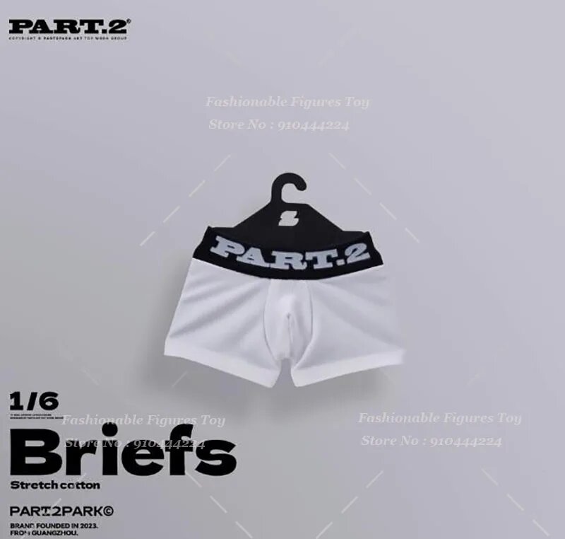 PART2PARK 1/6 Боксеры для фигурок, цвет Boxer Shorts H