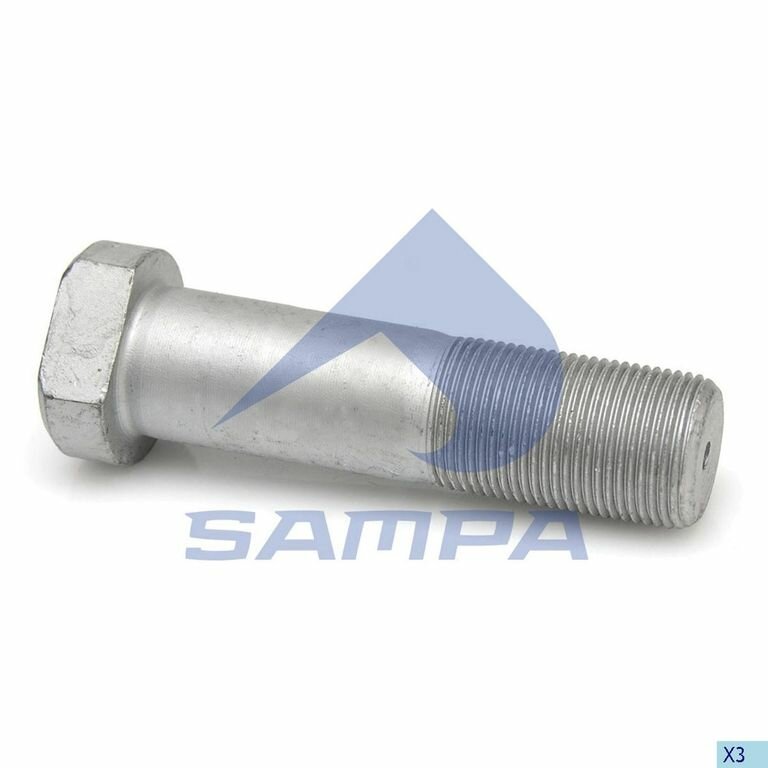 Шпилька колеса для Камаз 5490, МАН, Мерседес Актрос 97-02 арт 020433 SAMPA