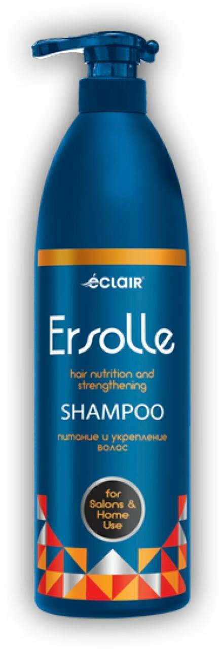 ЕCLAIR Шампунь ERSOLLE питание и укрепление волос 1000 мл