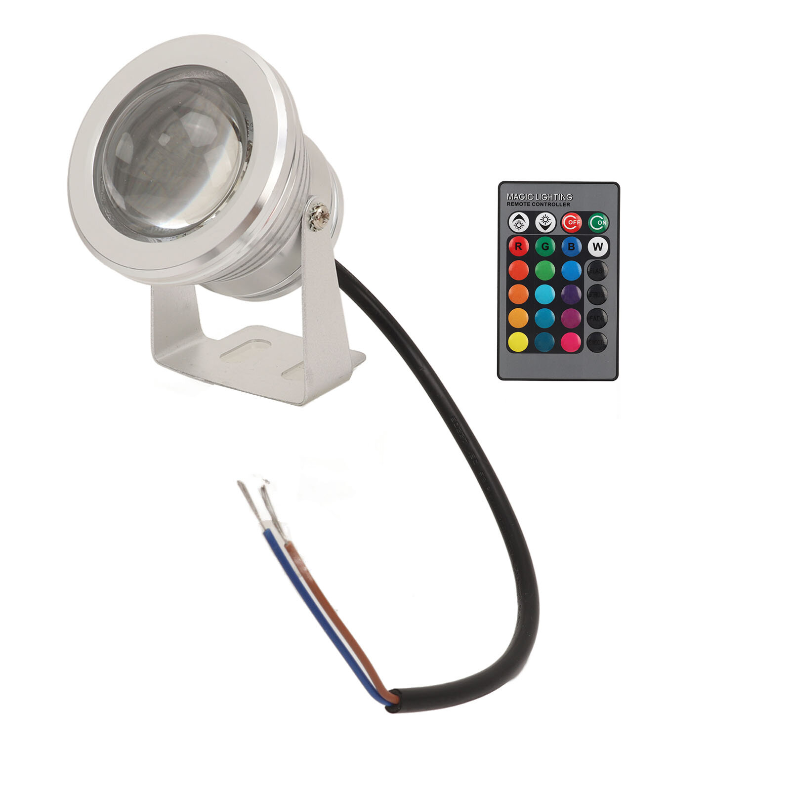 Светодиодные лампы IP68 12V RGB Цвет изменения погружных световых фонарей для бассейна фонтан