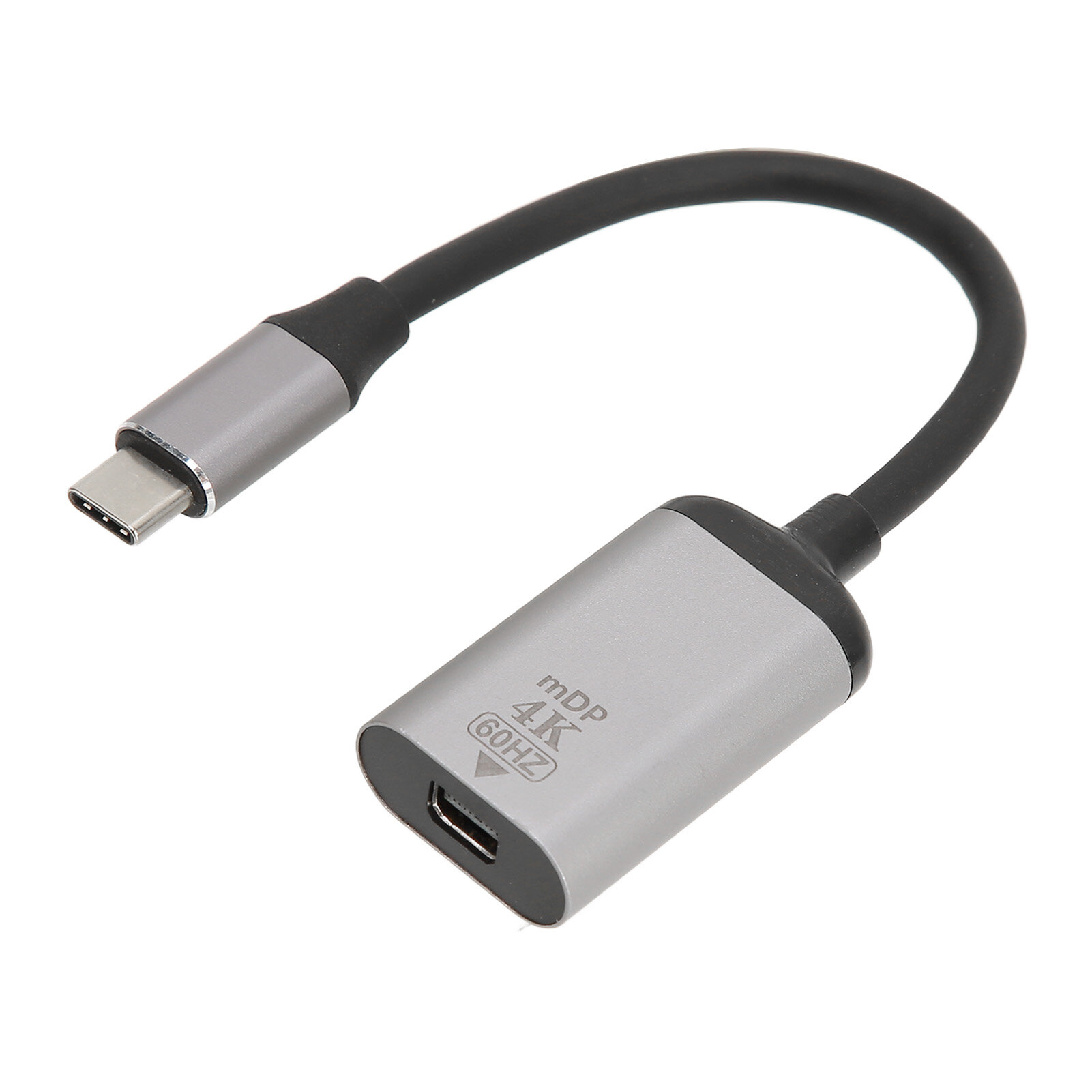 Адаптер USB-C — Mini DisplayPort, 4K 60Hz, алюминиевый, Plug and Play