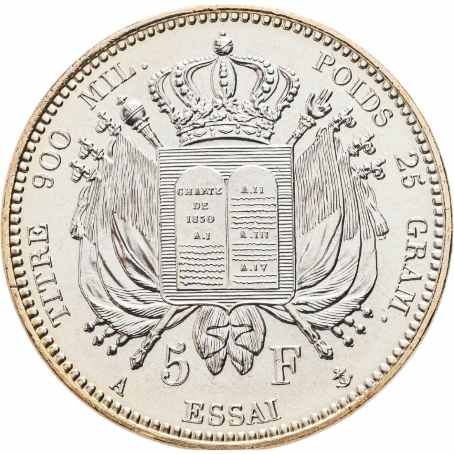 Франция 10 евро 2019 "Историческая серия Часть истории - Революция Свобода" в буклете, Серебро 333, в сохранности UNC