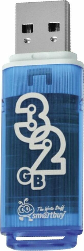 Флешка USB флеш карта (SB32GBGS-B) 32GB GLOSSY SERIES BLUE