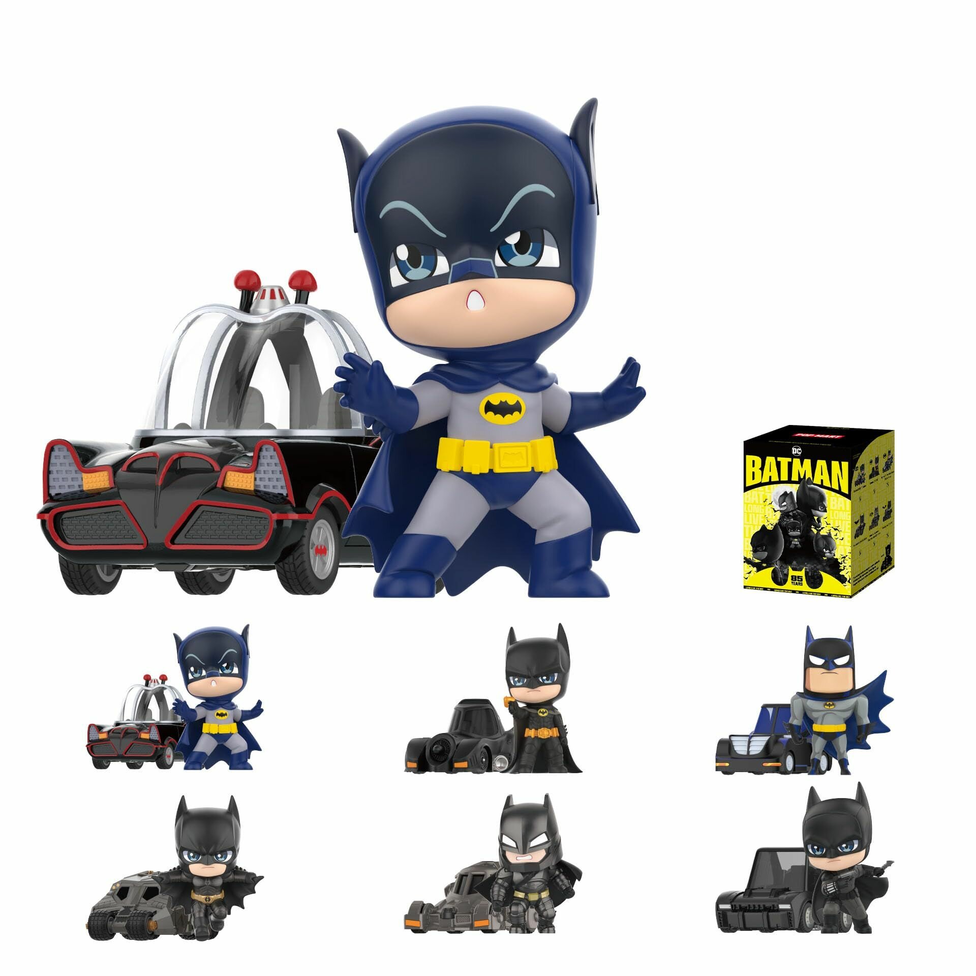 Коллекционная фигурка Слепая коробка POP MART DC Batman 85th Anniversary Series