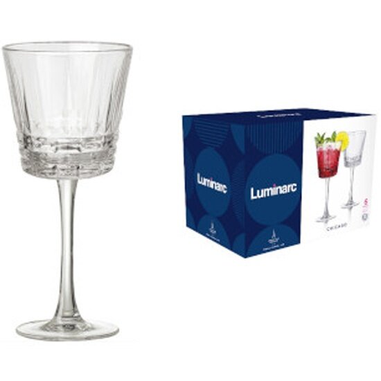 Набор бокалов для вина Luminarc Чикаго 6 шт, 260 мл, стекло (O0562)
