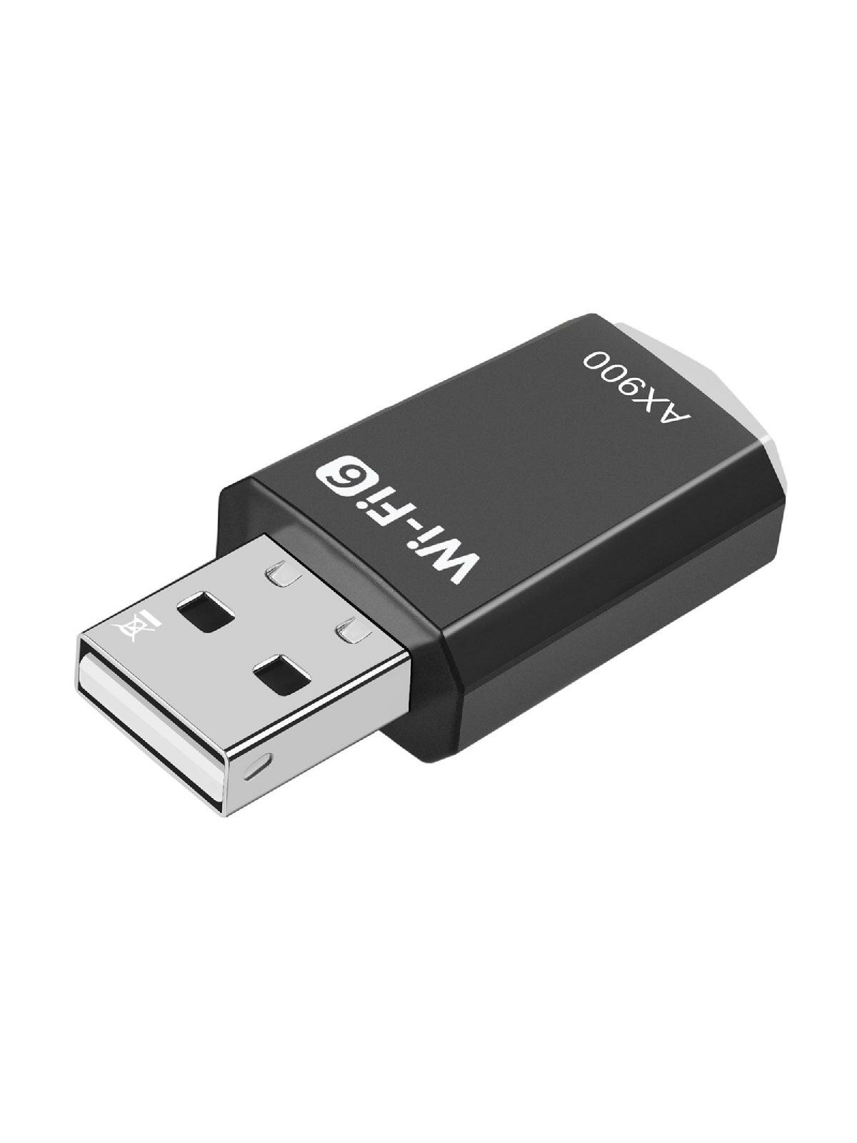 WiFi 6 AX900 USB Adapter for PC and Laptop Two Band 600Mbps on 5GHz 286Mbps on 2.4GHz