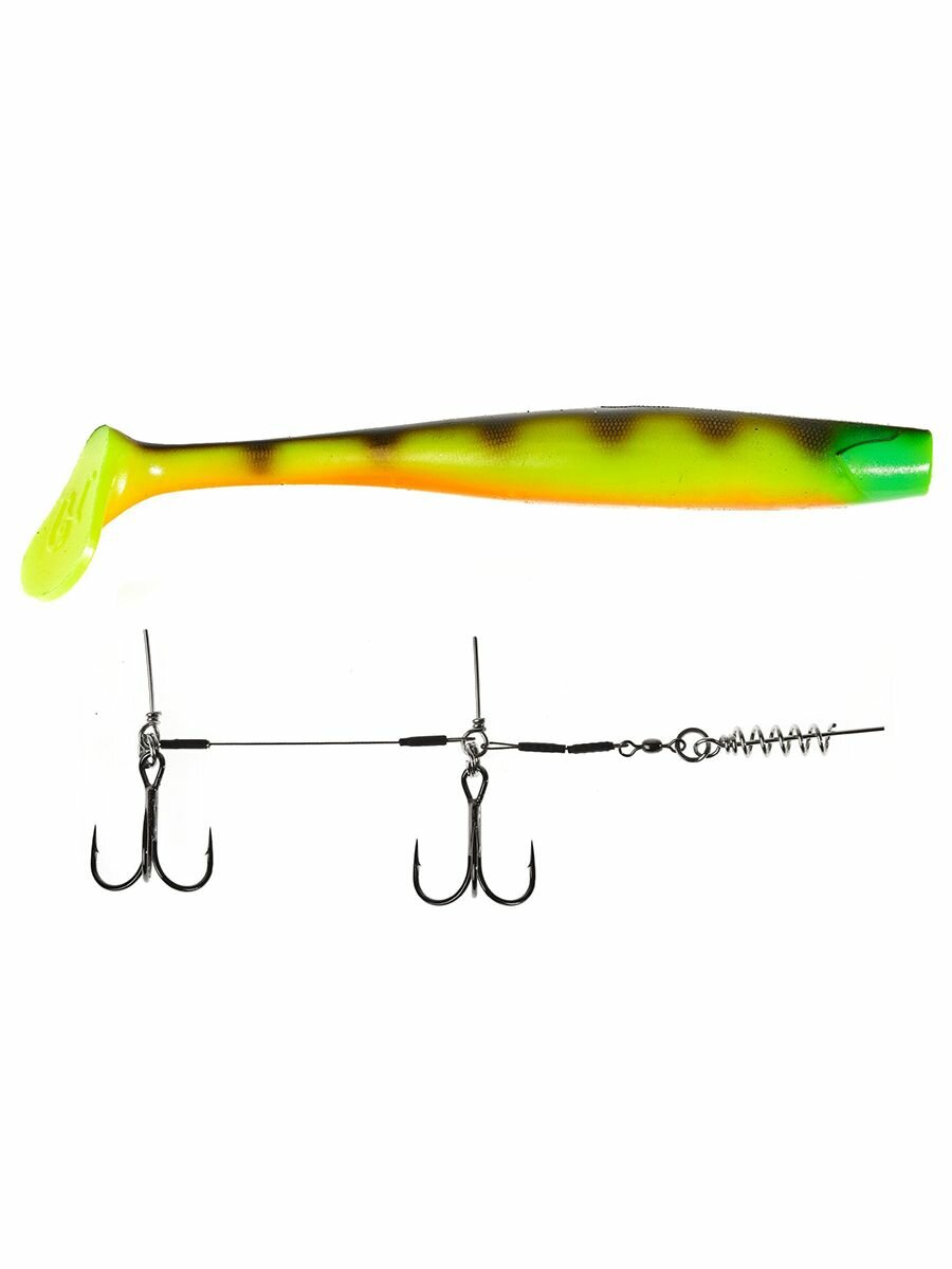 Виброхвост LJ 3D BBS Series KUBIRA SWIM SHAD 9,0in (22,86)/PG30 1 шт. в упак.+Stinger L