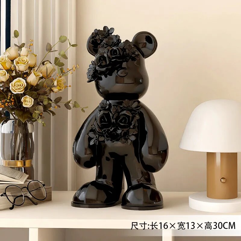 Пальмовое дерево жестокое украшение в виде медведя украшение для дома мягкое украшение с подарком на новоселье