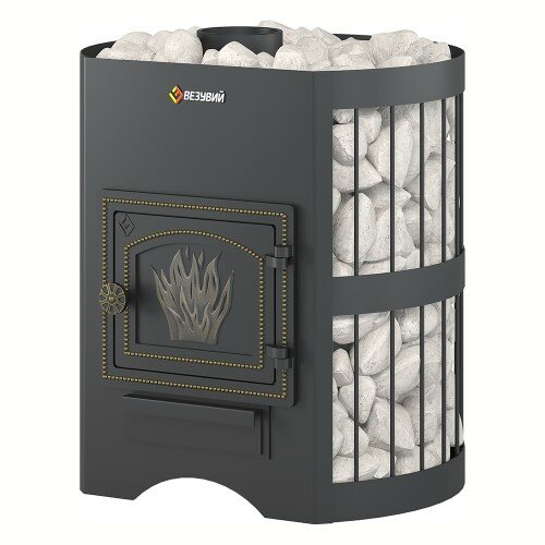 Везувий Дровяная печь для бани Везувий Скиф Стандарт 12 (ДТ-3) б/в(Камни -, Сетка на трубу -)