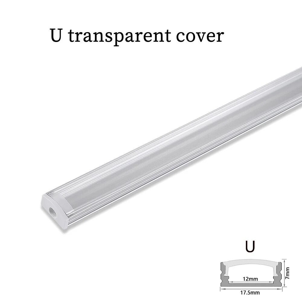 1-30 штук/лот профиль алюминиевый led Уголковый алюминиевый профиль-канал-держатель для светодиодной ленты светодиодной планки светильника для шкафов кухонных шкафов