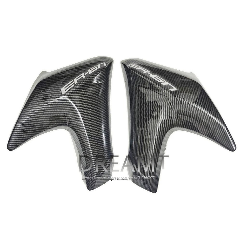 Обтекатель боковой панели Kawasaki ER6N 2012-2016, черный, bright twill