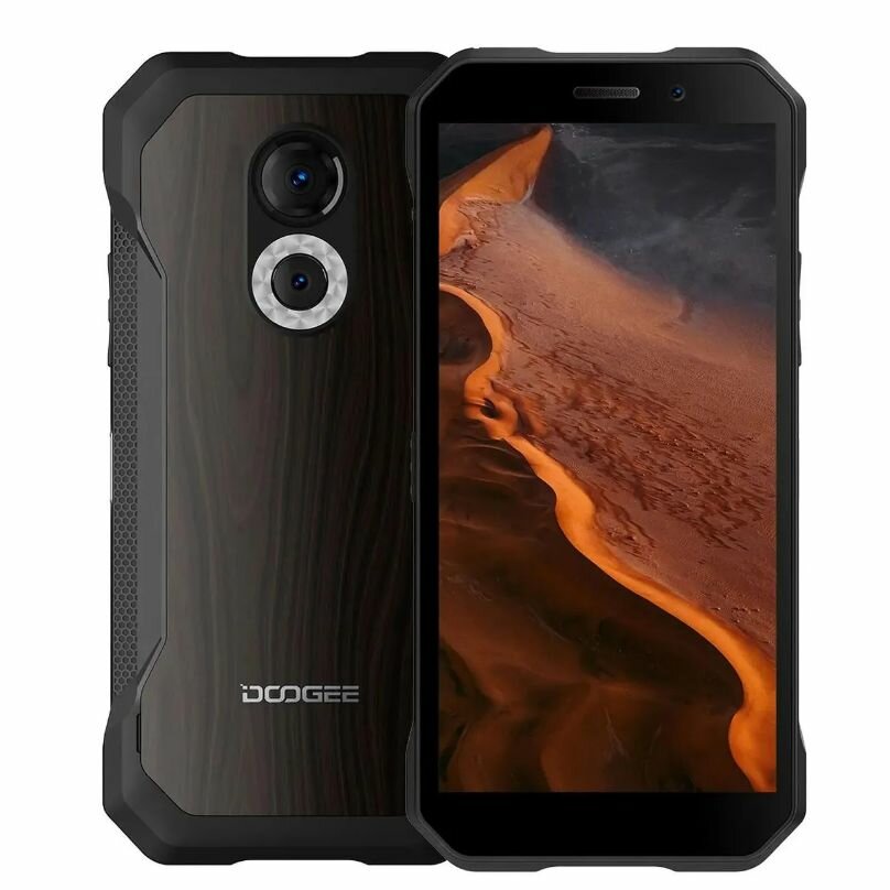 6" Смартфон Doogee S61 Pro 6/128 ГБ (S61 PRO) темно-коричневый