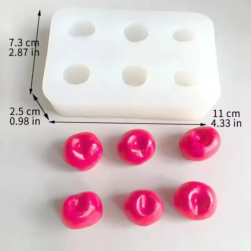 Силиконовая форма для вишневых фруктов