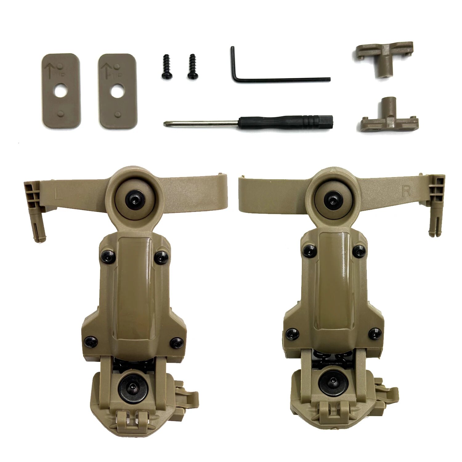 Адаптер для гарнитуры PELTOR ComTac для шлемов Ops Core ARC Team Wendy Tan