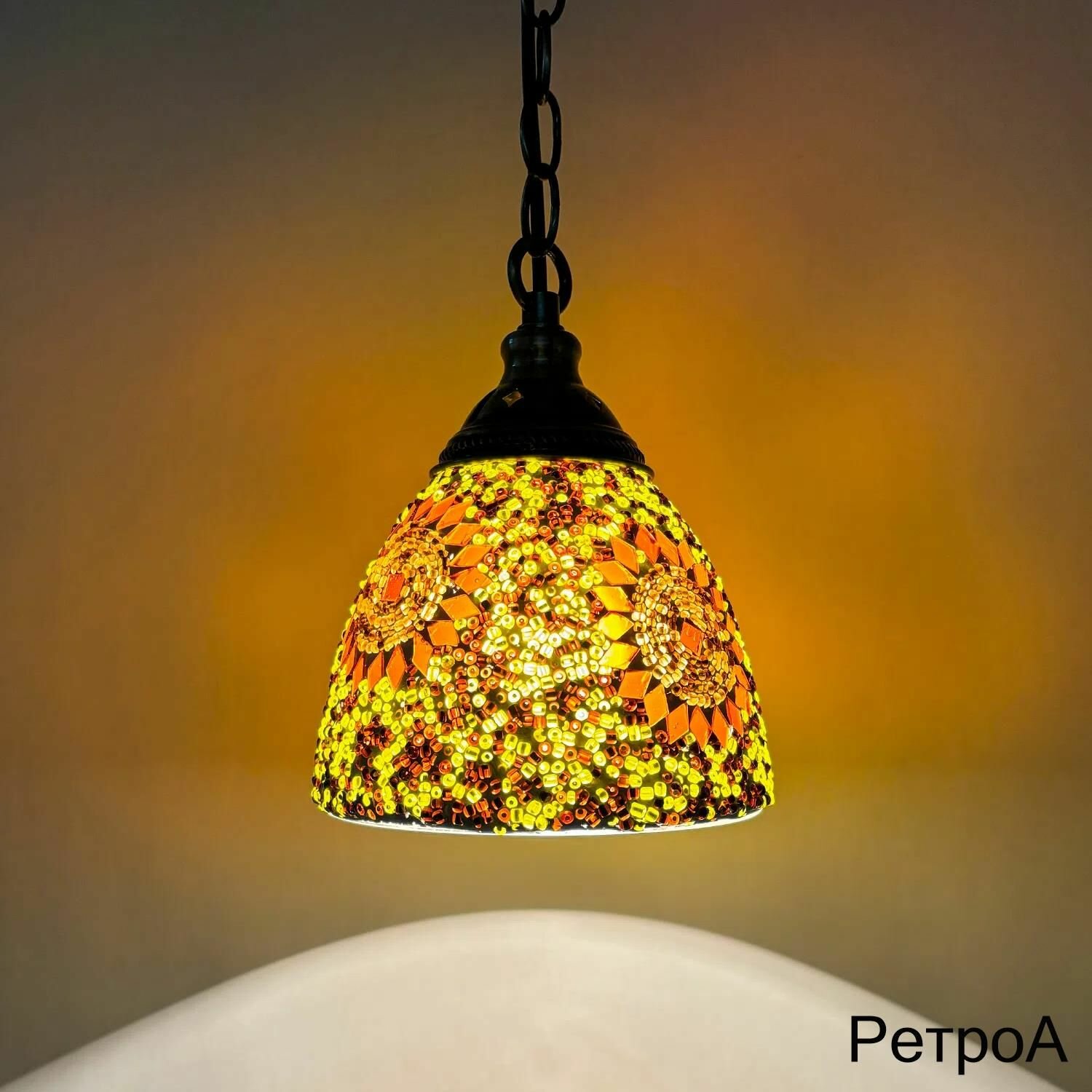 Люстра потолочная РетроA T727A 16 CM Турецкая люстра Мозаичная лампа