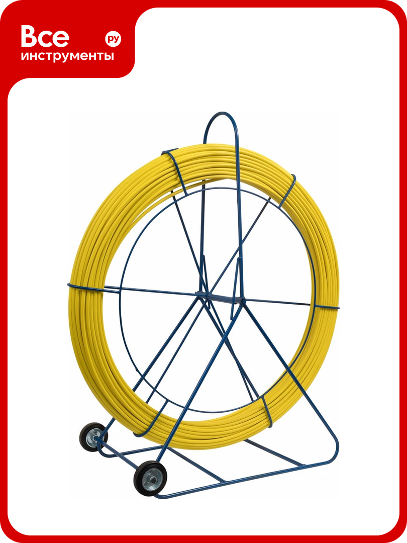 Протяжка для кабеля мини УЗК 11 мм/150 м на тележке Gigant GECB-11/150
