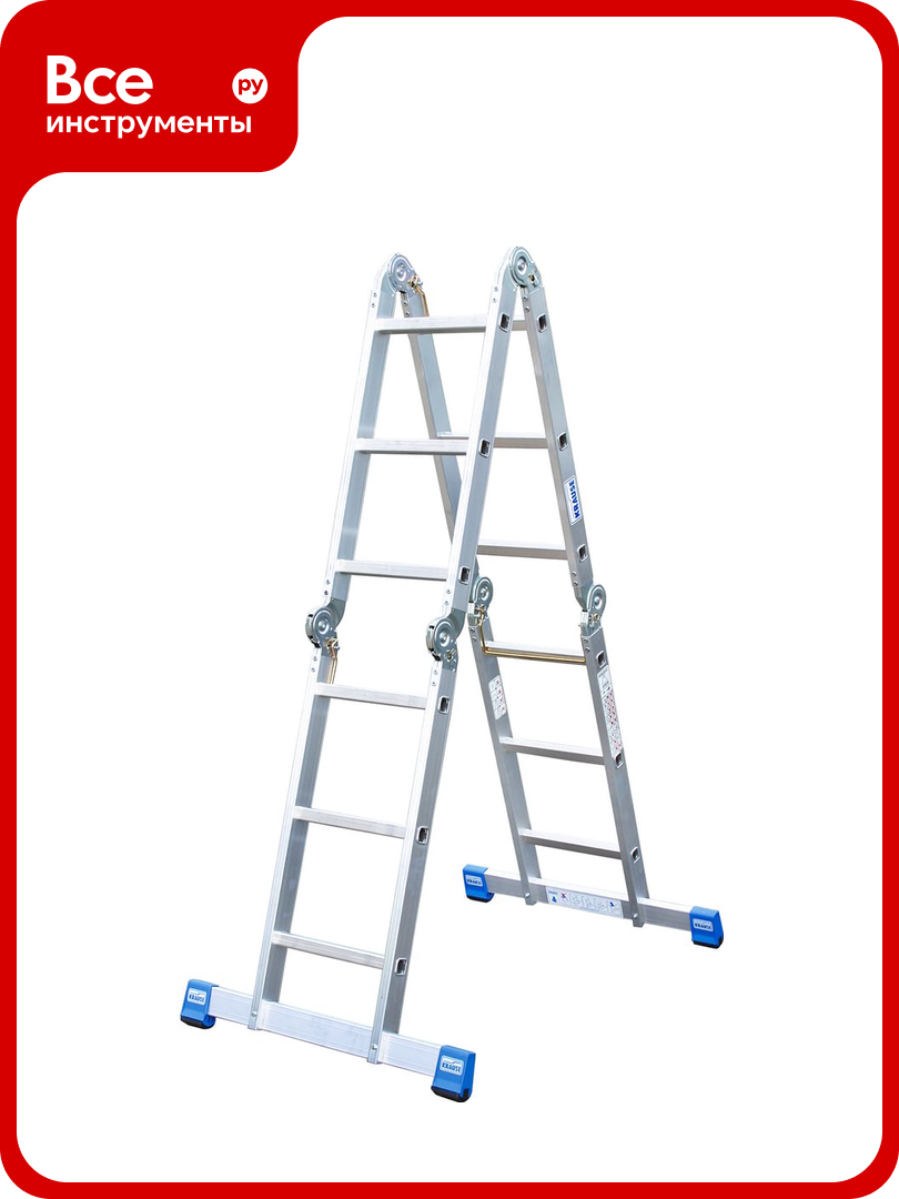 Шарнирная, Krause, универсальная лестница Krause STABILO 123510, 30 х 30 мм, прессованного профиля