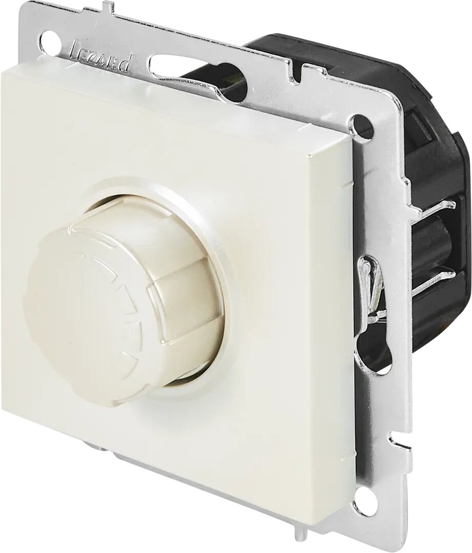 Диммер встраиваемый Lezard Vesna 1000 Вт цвет жемчужно-белый