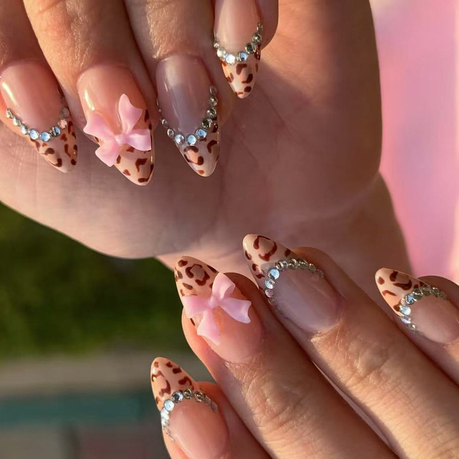 Накладные ногти искусственные клей для ногтей французские