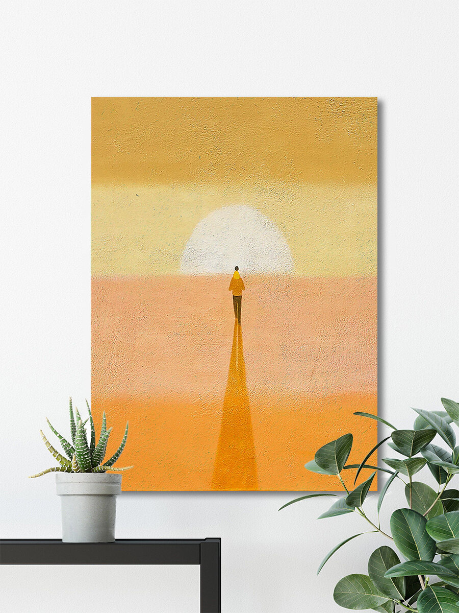 Абстракция / Минимализм, современная картина / на стену в комнату, 30х40 см.