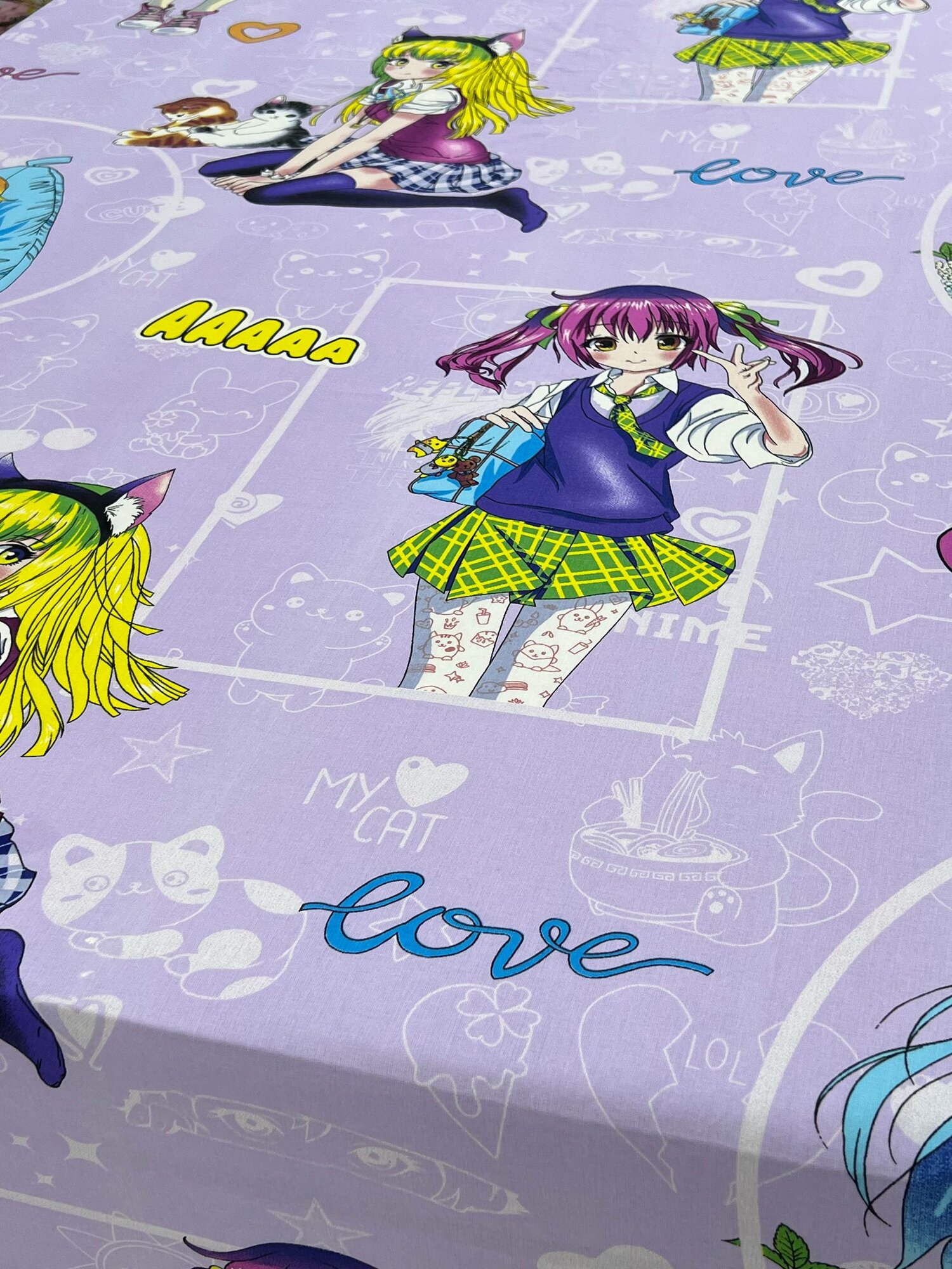 Enamorado детская простыня на резинке, поплин, 80х160х20, гипоаллергенная