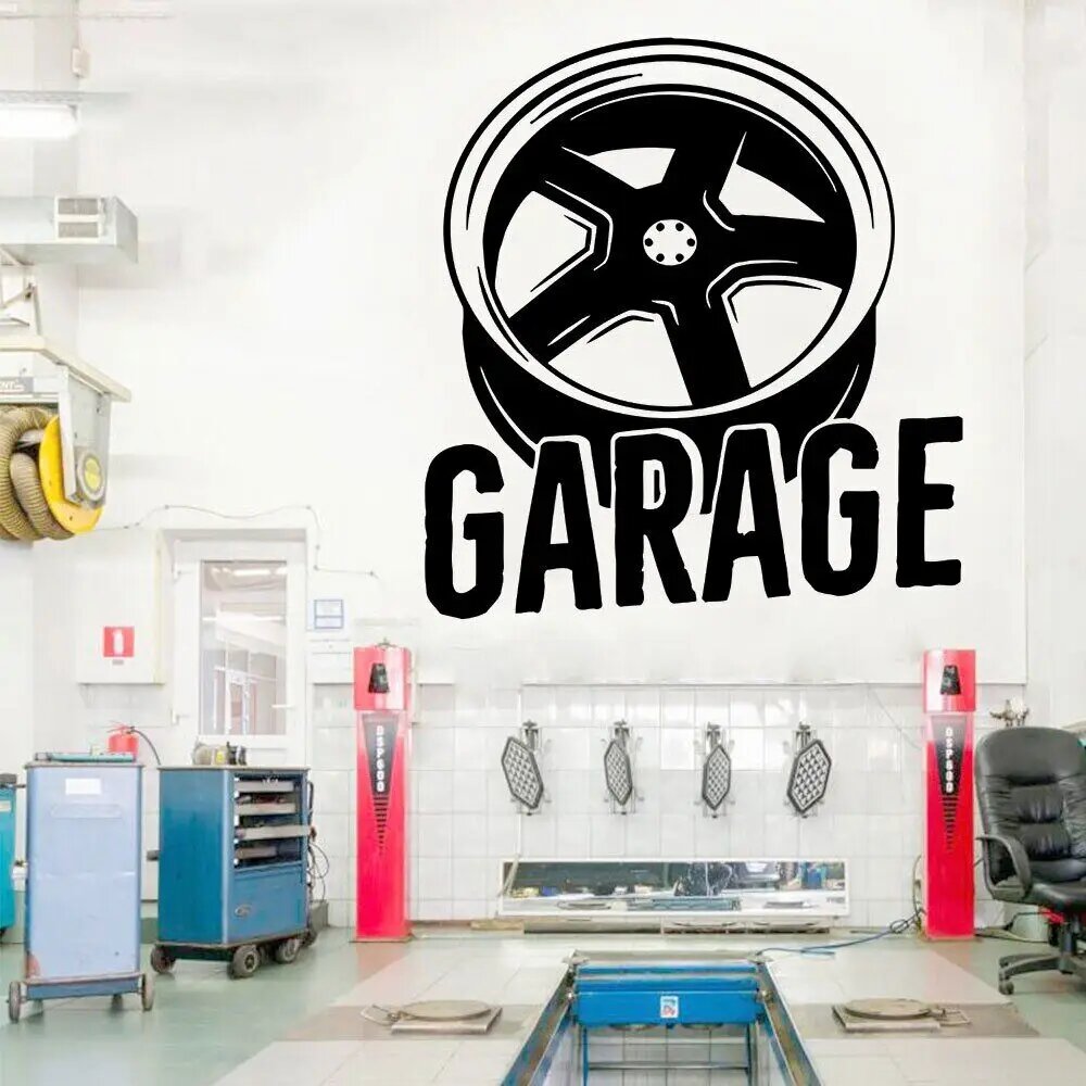 Настенная наклейка для гаража Ck7 42x45cm