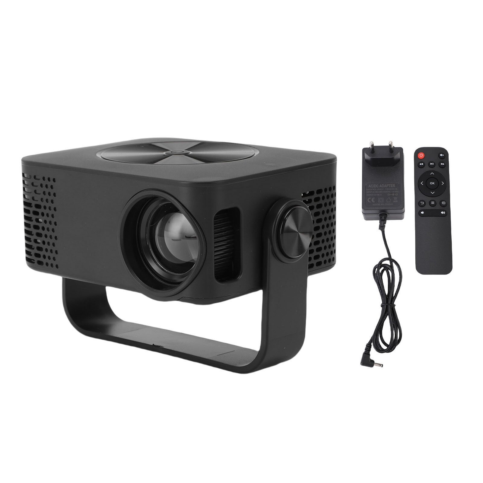 1080P Проектор с WiFi 150ANSI Автоматической Коррекцией Трапецеидальных Искажений Домашний Кинотеатр Открытый Светодиодный Фильм для Android с Регулируемой Подставкой на 360 Градусов