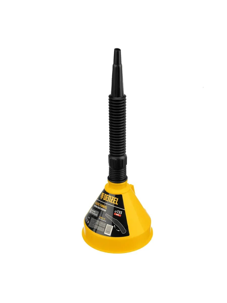 Воронка 135мм с ситом и гибким наконечником Denzel 537209