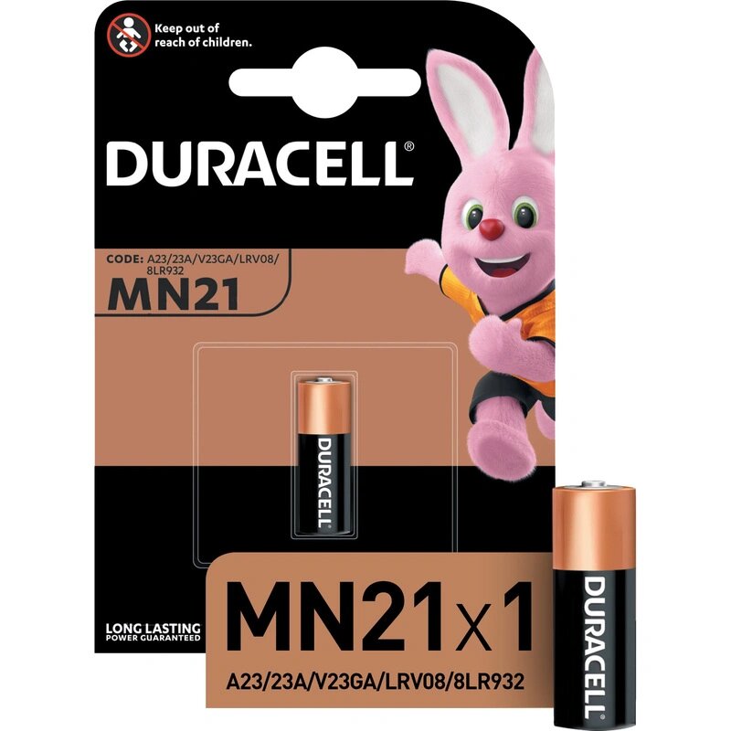 Батарейка DURACELL MN21 для сигнализации бл/1шт