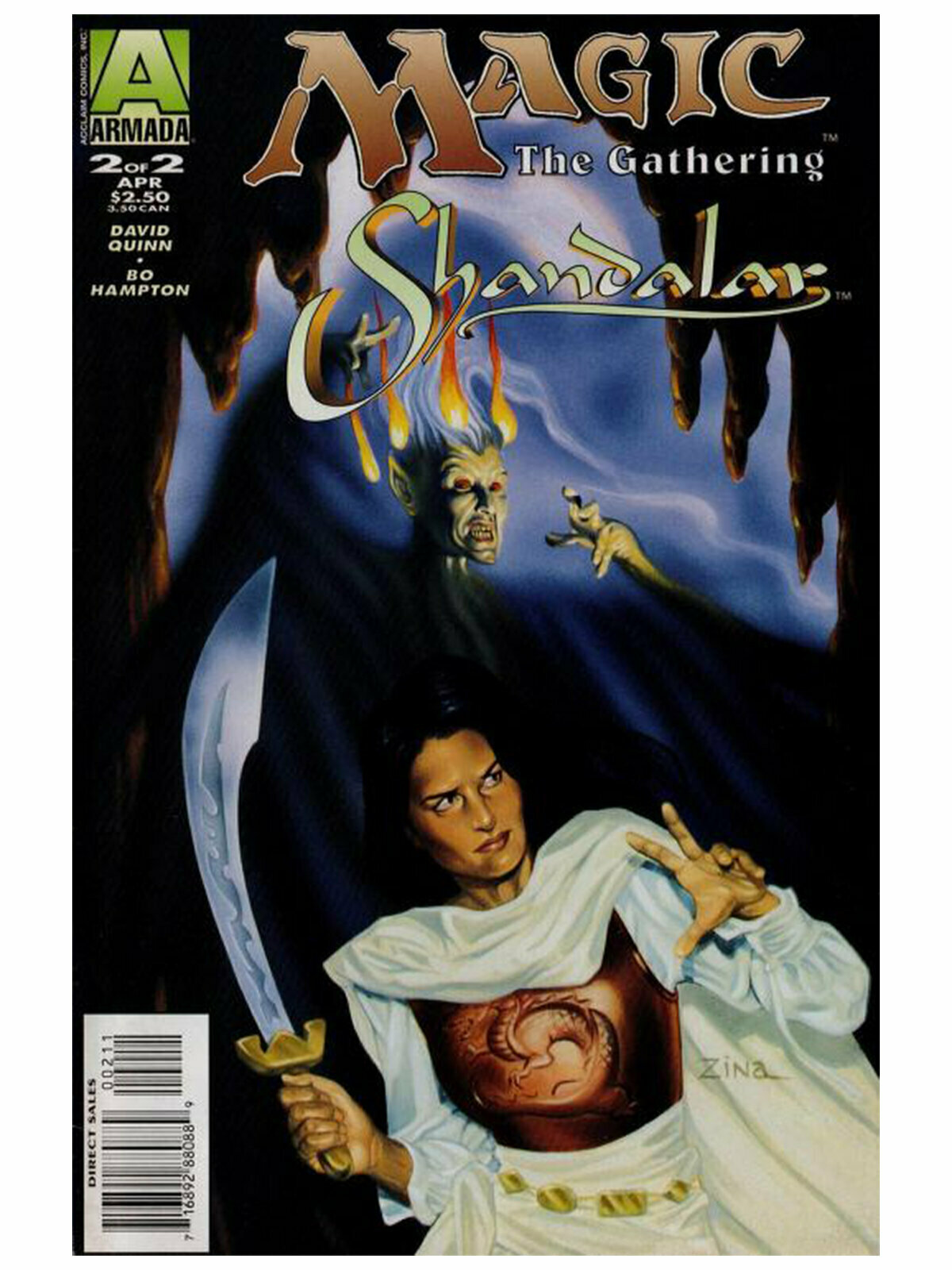 Комикс MTG Armada Comics Shandalar #2, 1996 г, на английском