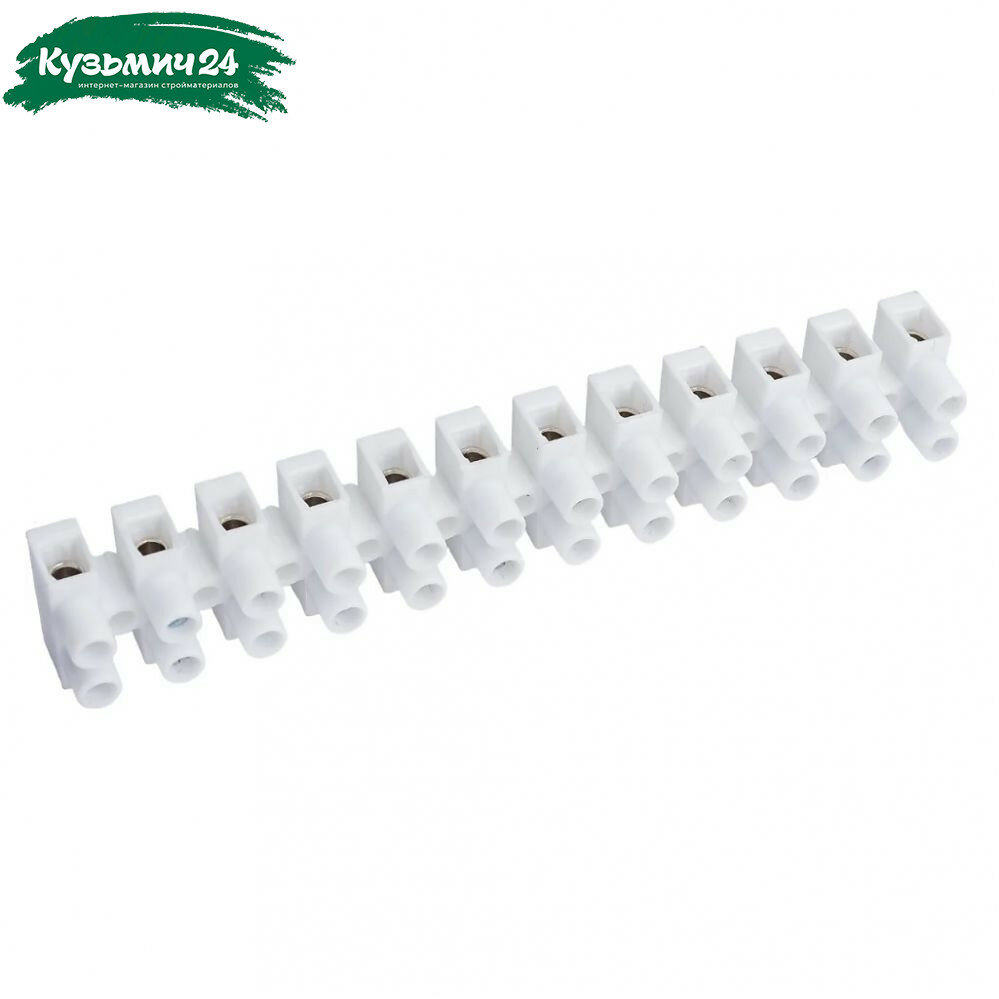 Колодка клеммная полипропилен DKC 12х4 мм, винтовое соединение, прямая установка, OK-432-12-PLP