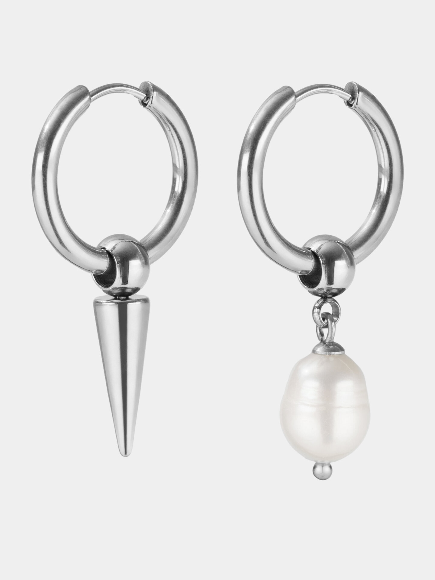 Серьги конго, с подвесками, жемчуг культивированный