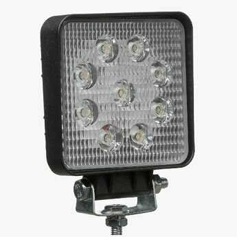 Фара ближнего света квадратная 125*107*32 27Вт (9 светодиодов) IP67 Lumen 27WS (Spot)/Lumen