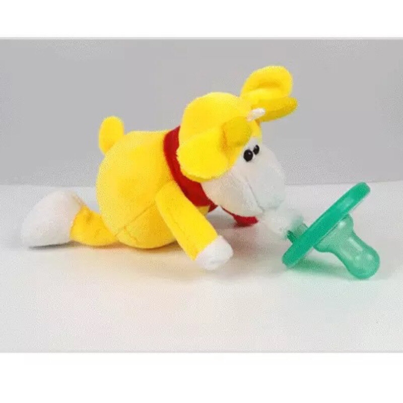 Новая игрушка-пустышка для младенцев, подвесная плюшевая игрушка в виде животного, различные цвета, силиконовая пустышка