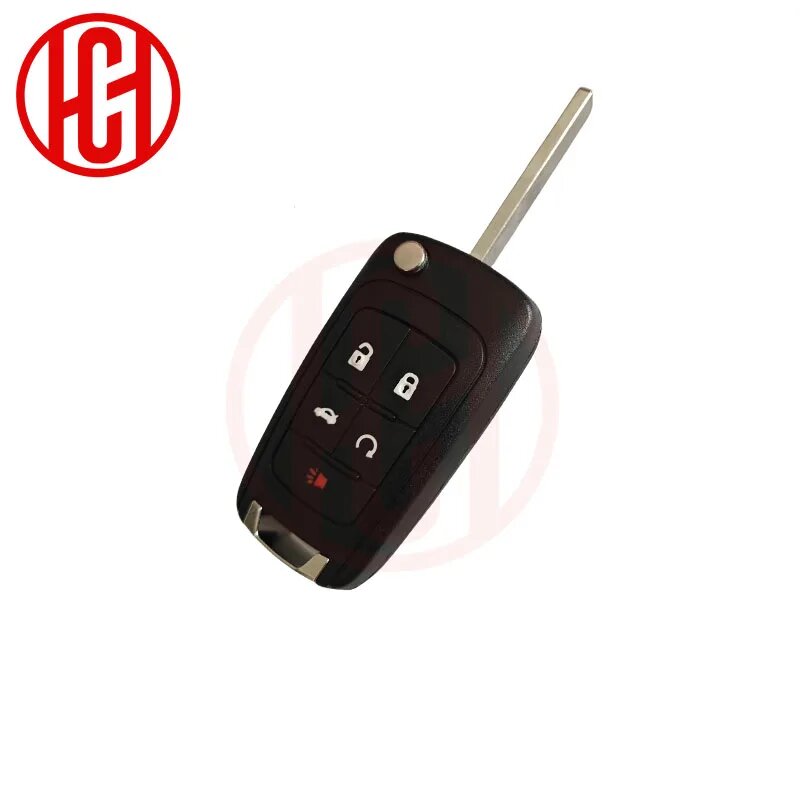 Автомобильный дистанционный ключ для Chevrolet, 5 кнопок, 315/433 МГц, ID46E, чип, автоматический смарт-управление, откидной ключ 433MHZ