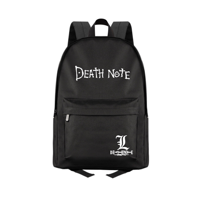 Death Note Аниме Периферийный школьный рюкзак Студенческий и Женский повседневный рюкзак Компьютерный дорожный рюкзак