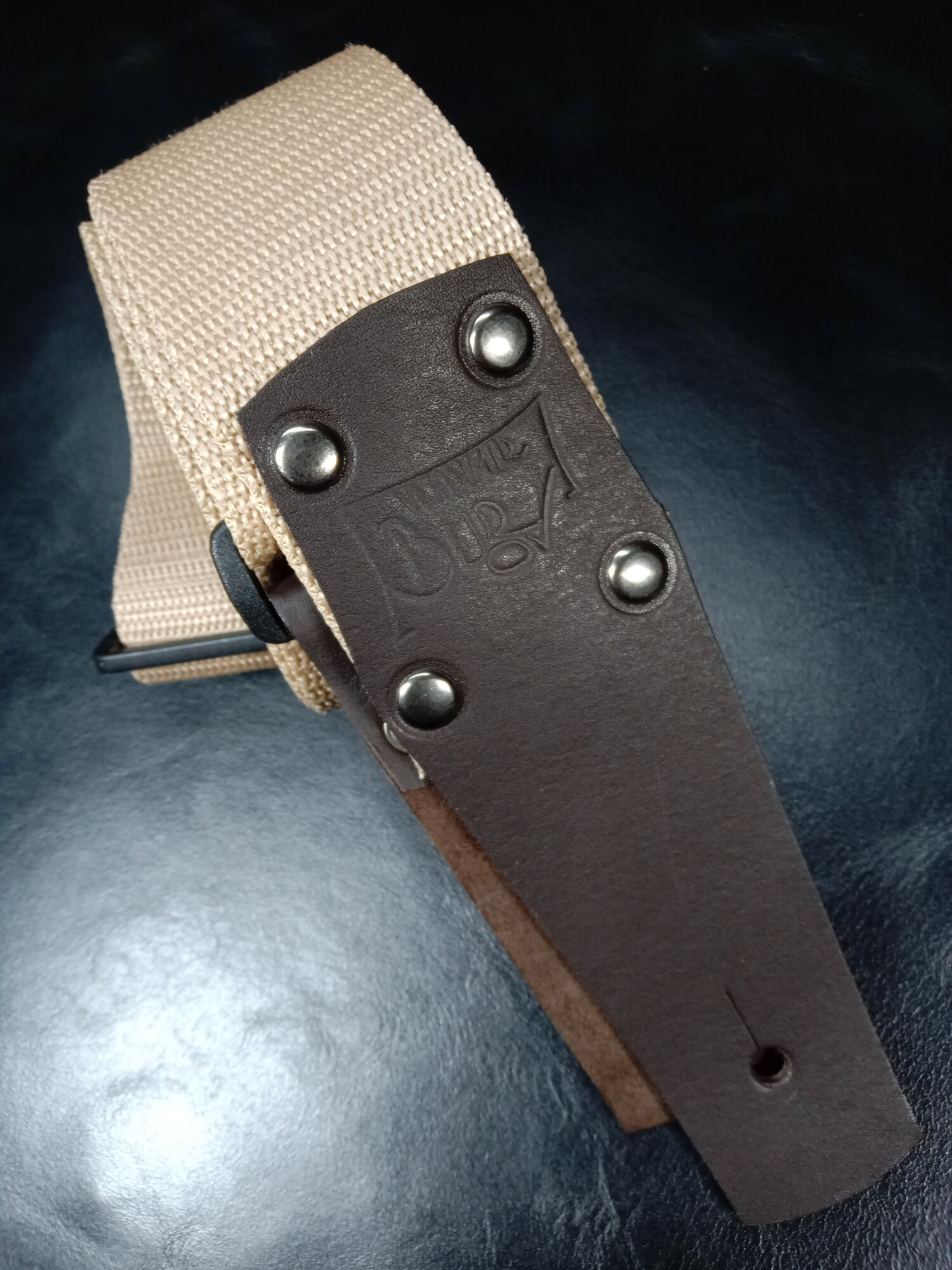 Ремень гитарный. Бренд Vladimir Burov, ручная работа, натуральная кожа, ширина 5 см