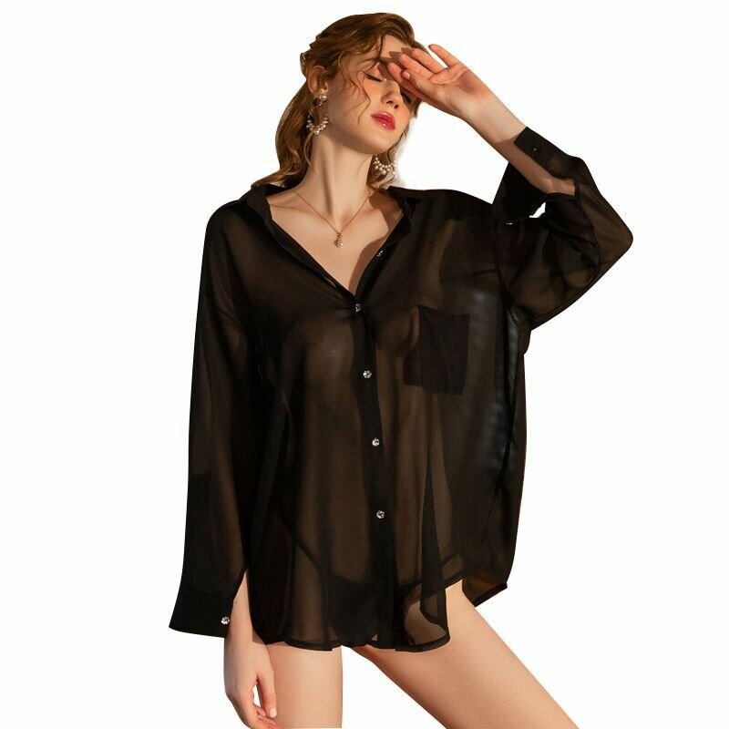 Сетки нижнее белье один размер полиэстер вне плеча женщины сексуальное нижнее белье девушка металлический ремень рубашка