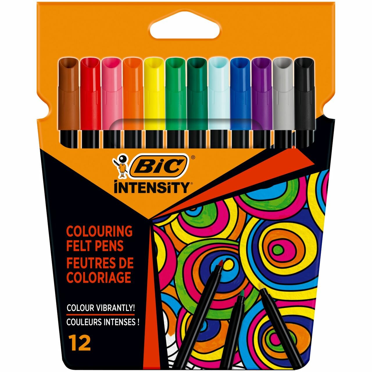 Фломастеры BIC Intensity, 12шт