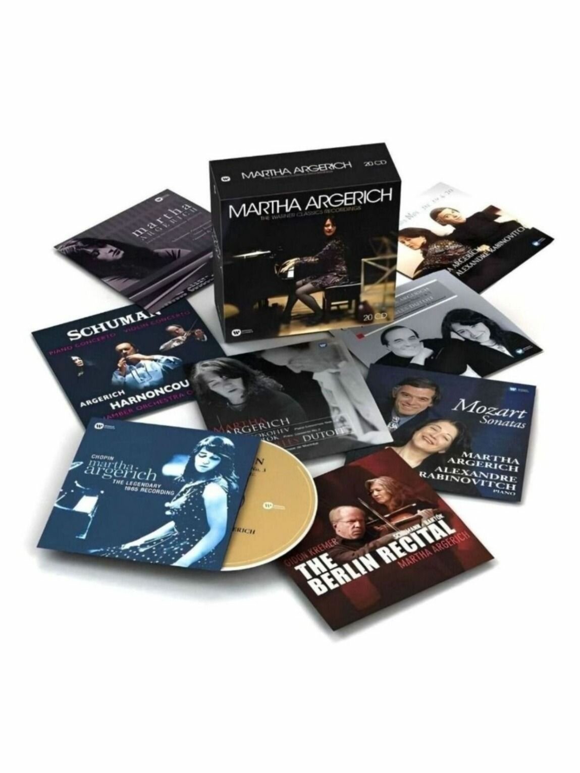 Музыка CD Martha Argerich -The Warner Classics Recordings 20 x CD, Album, Reissue