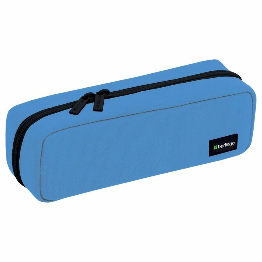 Пенал-квадро без наполнения Light blue текстиль 60х65х205мм 1 отд. Berlingo