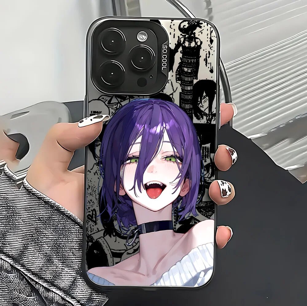 Чехол для телефона Anime Chainsaw Man Reze для iPhone Фиолетовый, CYB-C1921141Y4, iPhone 17 Pro Max