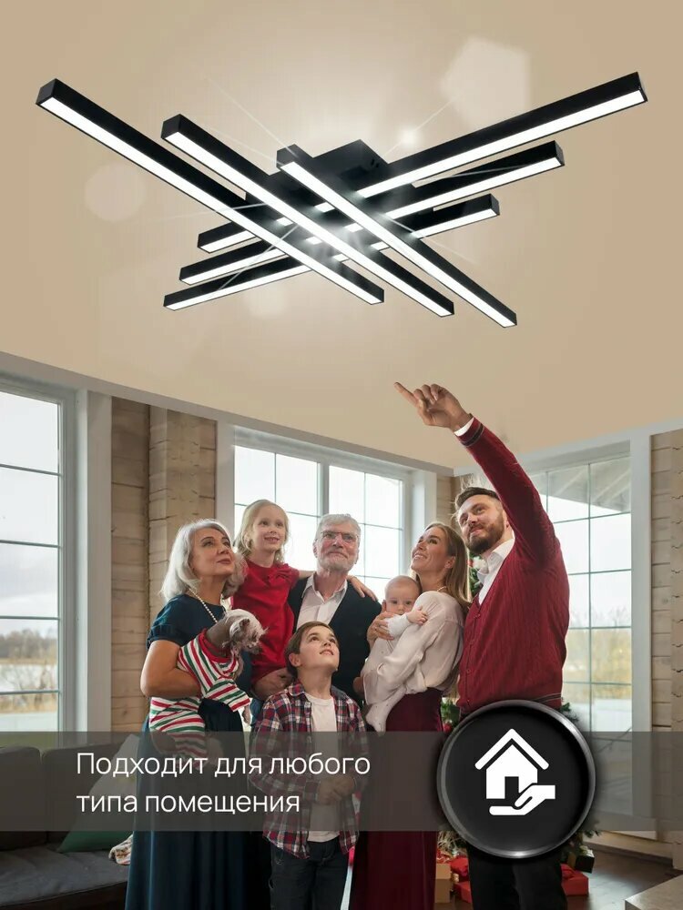 KNOW EASY-Люстра, LED, 128 Вт — фото 1