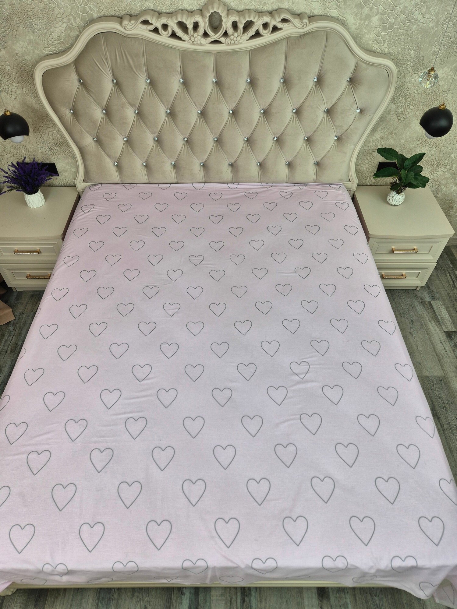 Простыня Поплин класическая Евро 220\240см. Хлопок 100% производство Иваново плотность 115 гр/м2