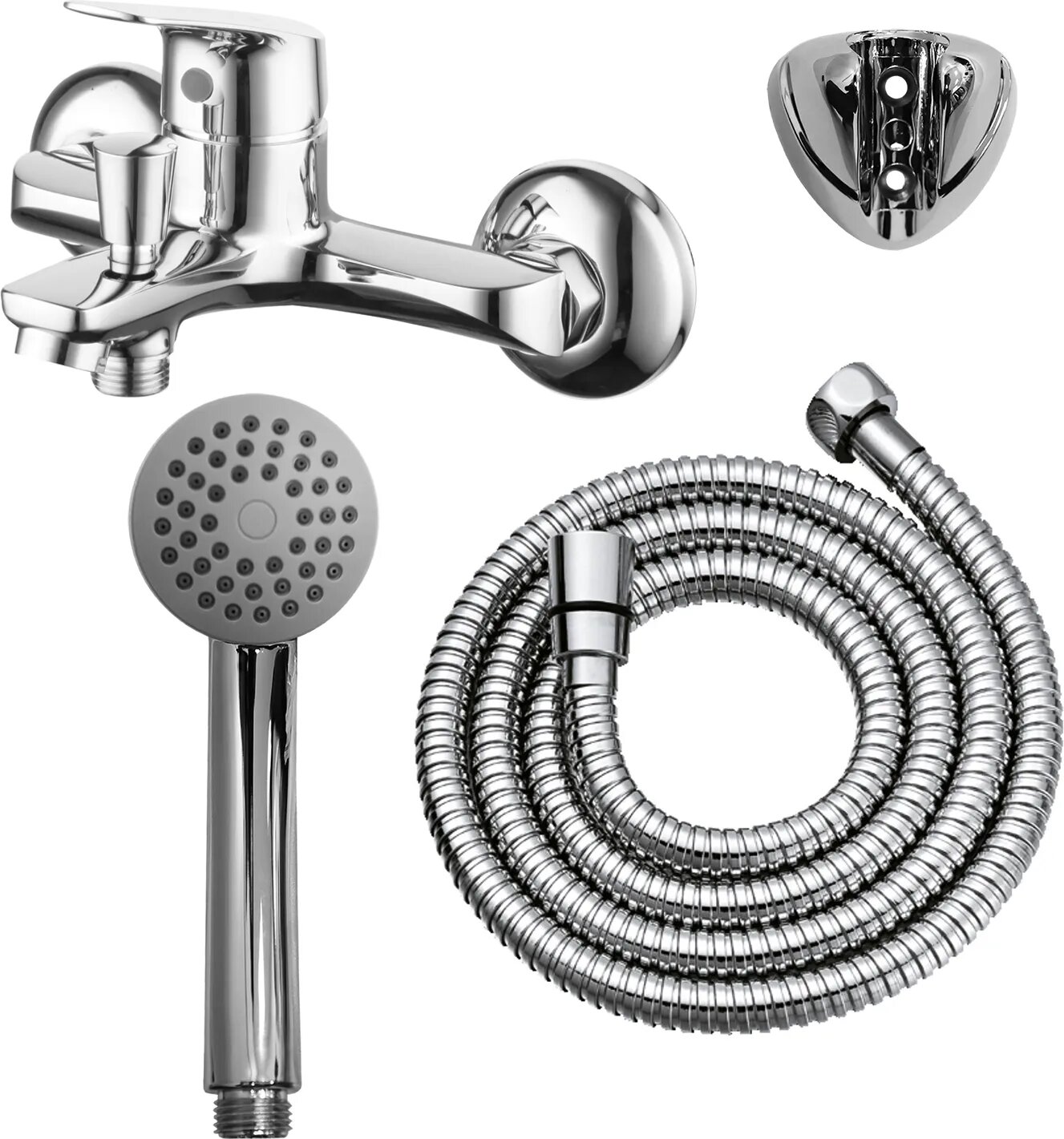 Смеситель для ванны с душем Azario AZ-HU245906 хром