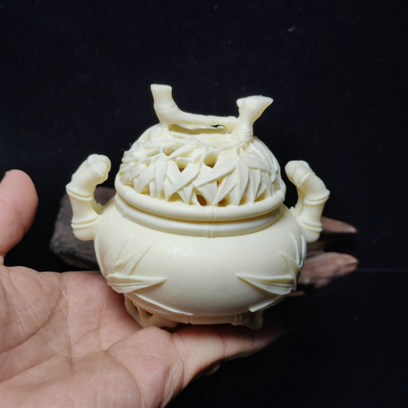 Ароматическая лампа из слоновой кости с фруктами, ручная работа, автомобильный орнамент, домашний корпоративный подарок, упаковка, прямая трансляция