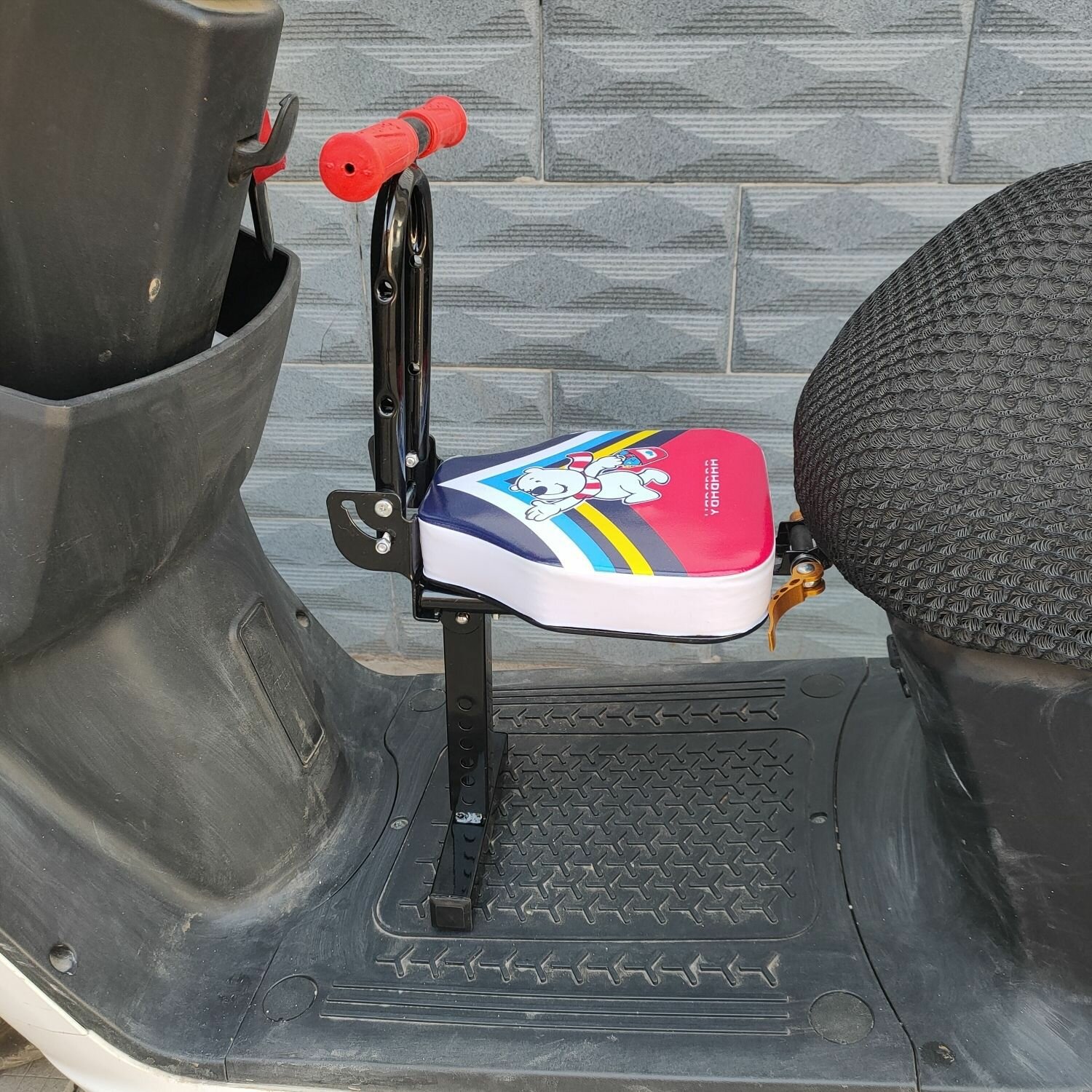 Детское сиденье для электрического мотоцикла Meitong, складное сиденье для скутера, переднее сиденье для маленького мотоцикла-черепахи