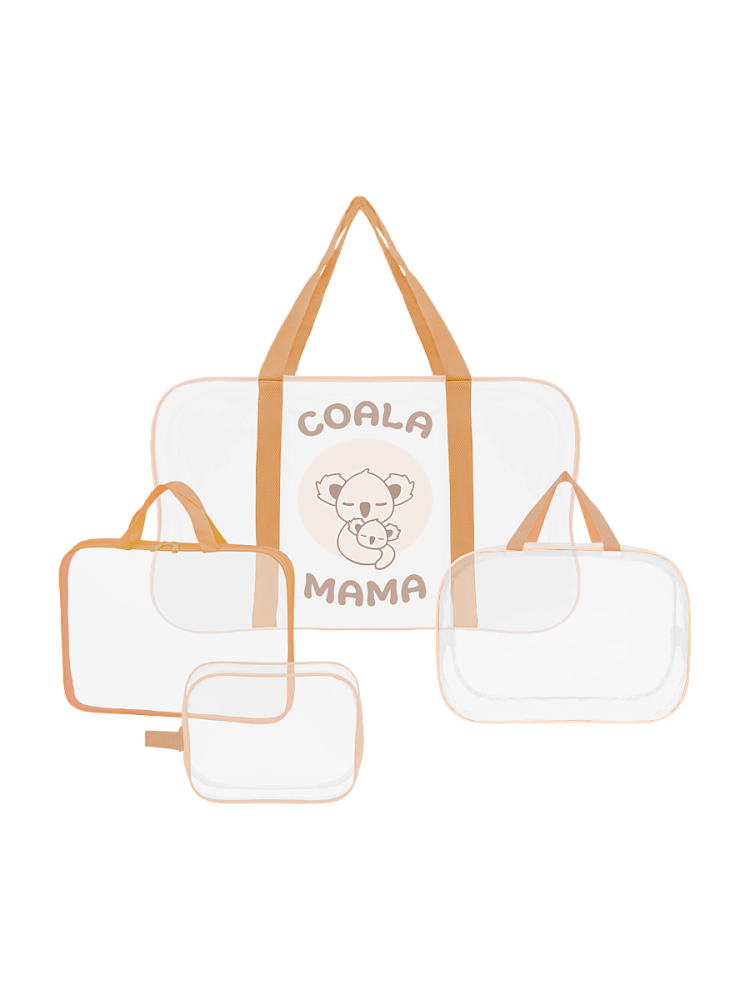 Coala Mama Набор сумок 3+1 в роддом Coala Mama цвет Champagne